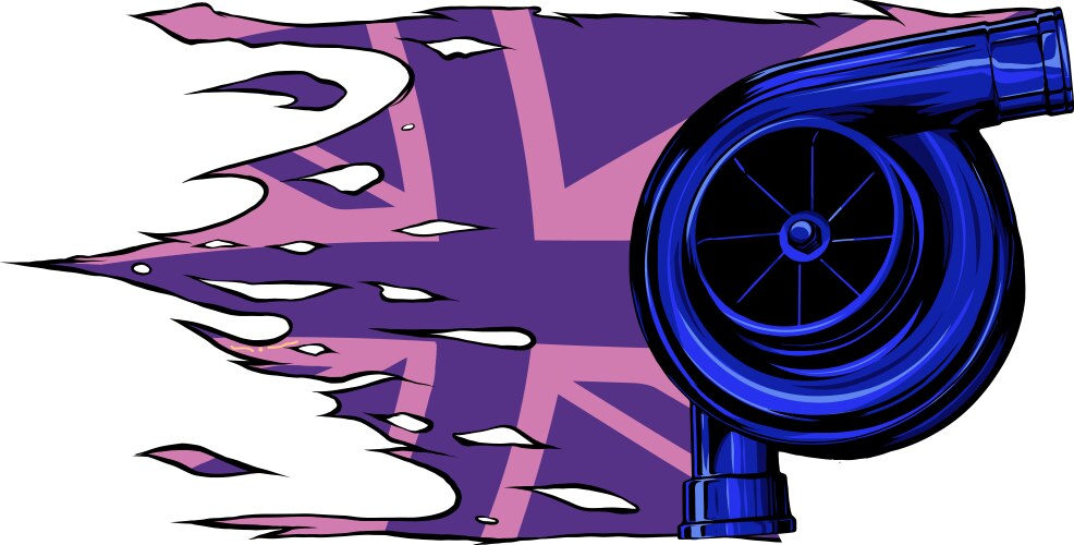 Turbo turbocharger logo Vector Images & Graphics for Commercial Use ...