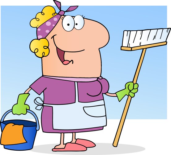 Cleaning Lady Vector Images (over 12,000)