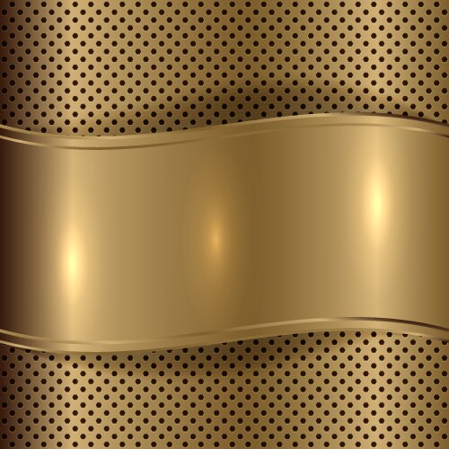 Metallic Gold Background Royalty Free Vector Image