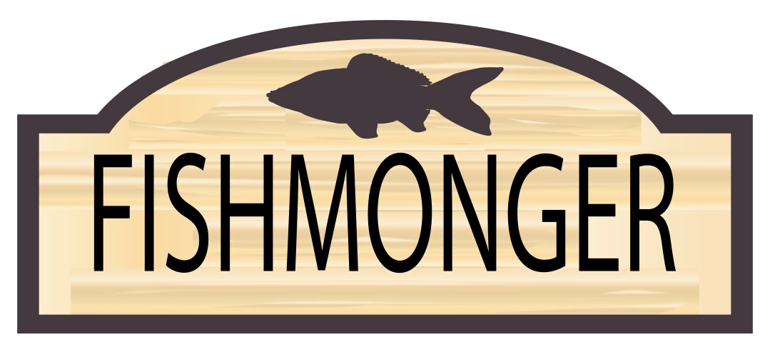 Hanging wooden love sign Royalty Free Vector Image