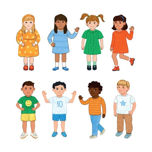 Multicultural Kids Clip Art Vector Images (over 240)