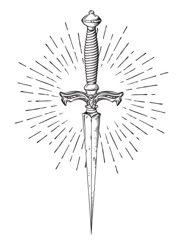 Dagger Tattoo Vector Images (over 4,100)