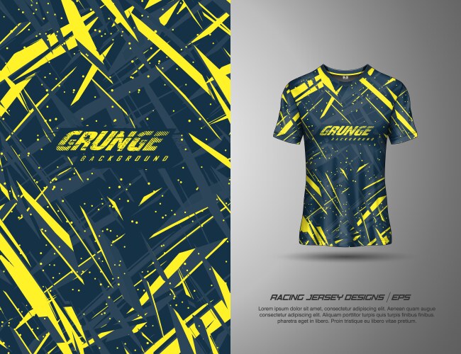 Tshirt sports grunge texture background Royalty Free Vector