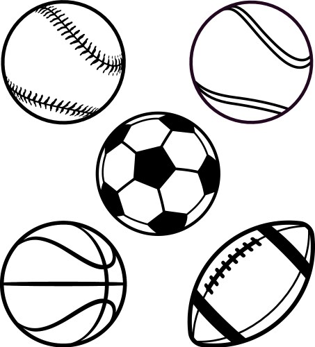Sports outline Vector Images & Graphics for Commercial Use | VectorStock
