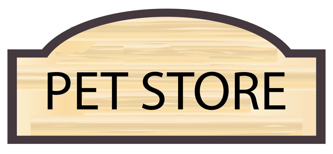 Wooden general store sign Royalty Free Vector Image