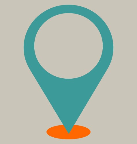 Location icon map address geographical position Vector Image