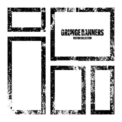 Edges of grunge Royalty Free Vector Image - VectorStock