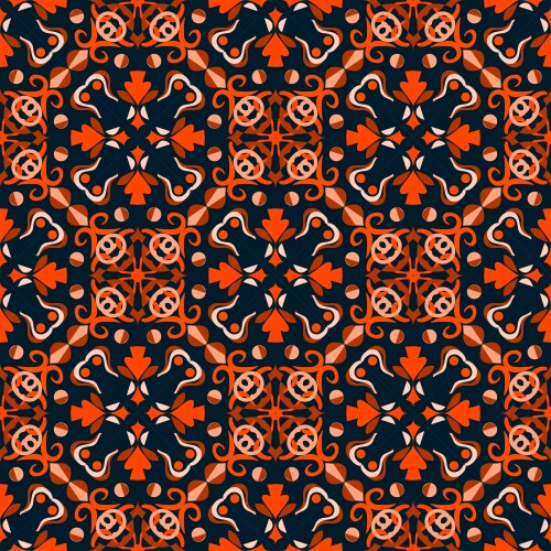 Seamless texture mosaic patchwork ornament Vector Image