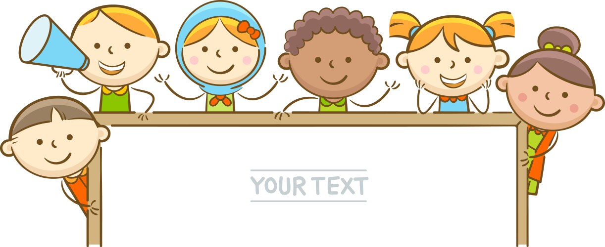 Multicultural Children Holding Hand Vector Images (over 170)
