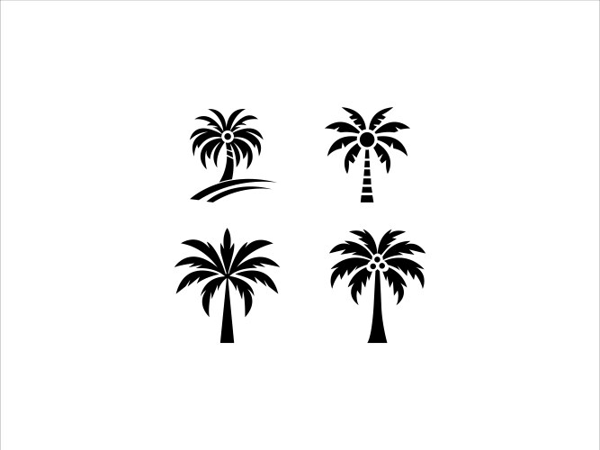 Plam Tree Logo Vector Images (over 130)