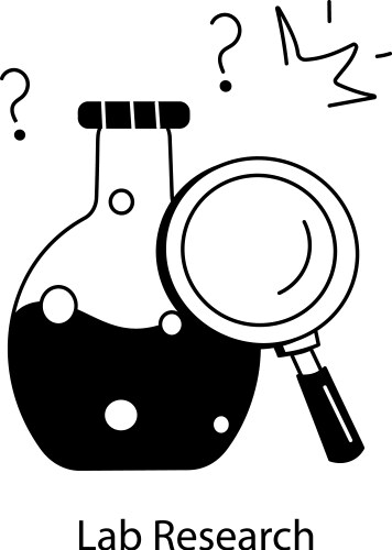 Quantitative research Royalty Free Vector Image