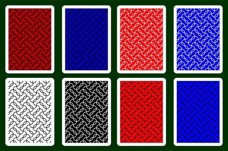 Back Texture Playing Card Vector Images (over 190)