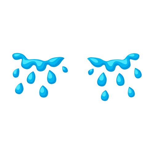 Tears iconcartoon icon isolated Royalty Free Vector Image