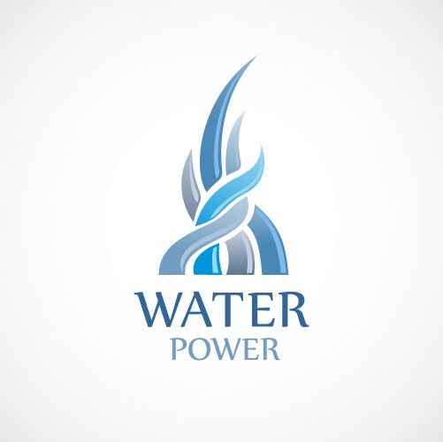 Water Flow Vector Logo Water Flow Vector Stock Illustrations