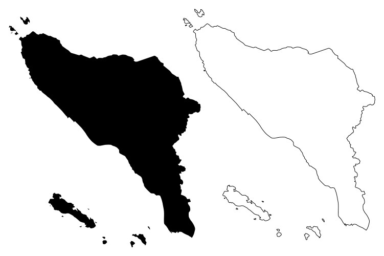 High quality map is a province indonesia Vector Image