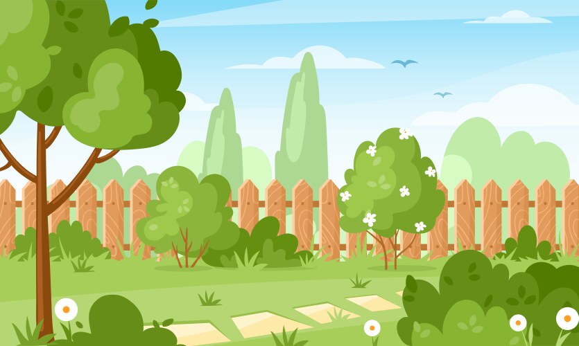 Cartoon Backyard Vector Images (over 5,700)