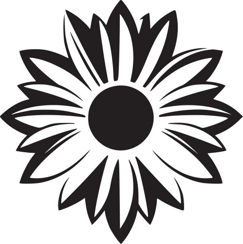 Simple Sunflower Vector Images (over 6,600)
