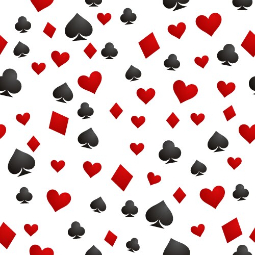 Background with card suits Royalty Free Vector Image