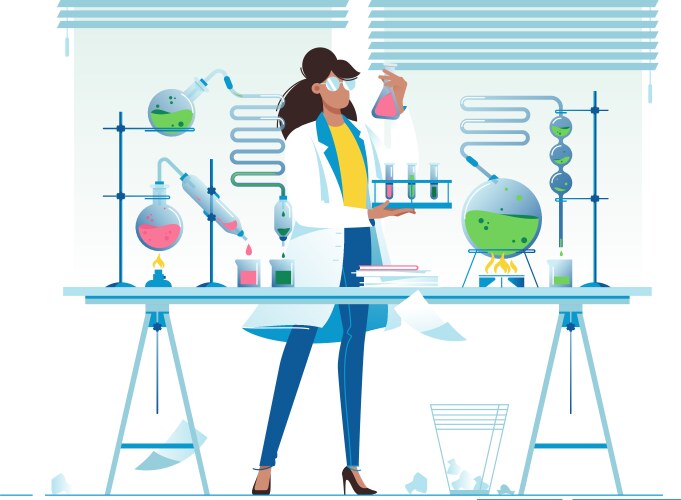 Chemist Royalty Free Vector Image - VectorStock