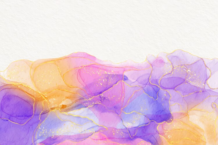 Watercolor alcohol ink background design Vector Image