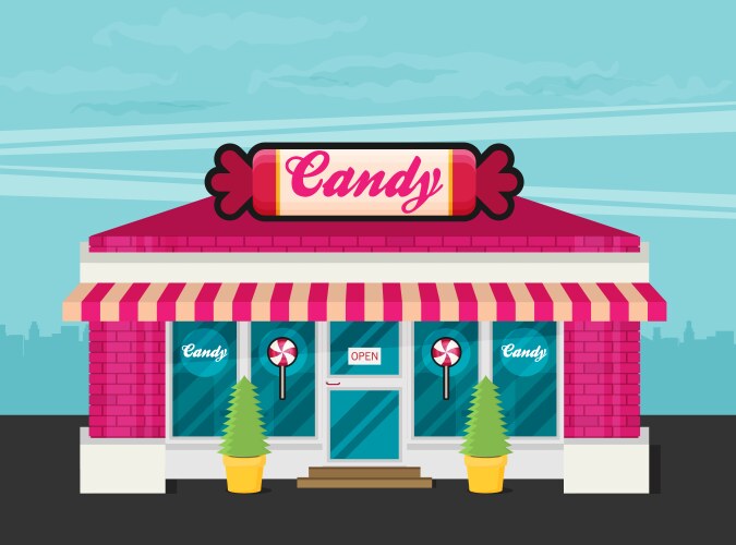 Candy Store Cartoon Vector Images (over 1,900)