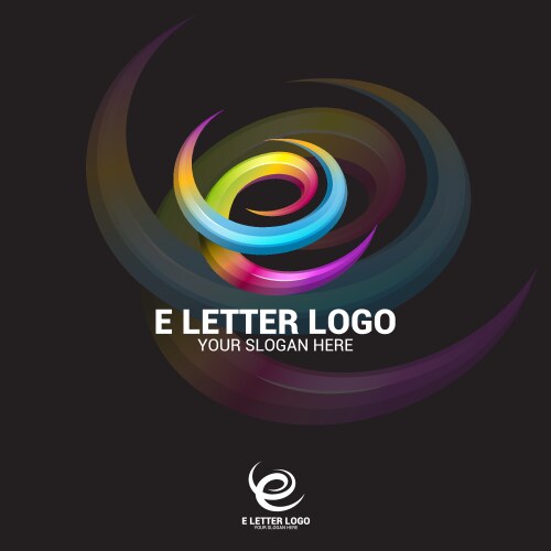 E logo Vector Images & Graphics for Commercial Use | VectorStock