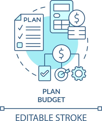 Baselines and guidelines concept icon Royalty Free Vector