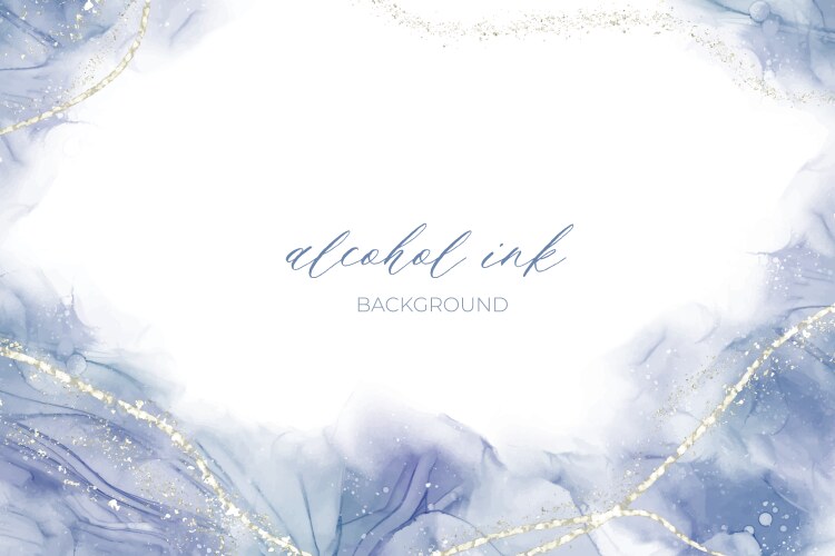 Watercolor alcohol ink background design Vector Image