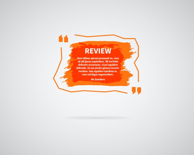 Watercolor ink splash quote blank template Vector Image