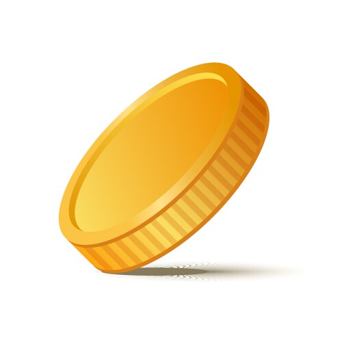 Gold coin Royalty Free Vector Image - VectorStock
