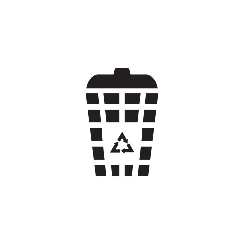 Recycle arrow logo design template Royalty Free Vector Image