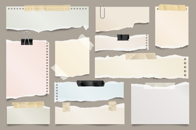 Ripped Paper Vector Images (over 20,000)