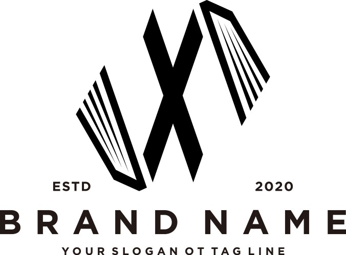 Mail book icon logo Royalty Free Vector Image - VectorStock