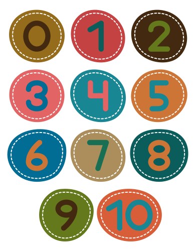 Number 10 Worksheet Vector Images (over 710)