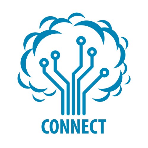 Logo global network worldwide Royalty Free Vector Image