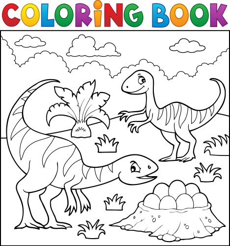 Farm animals coloring page Royalty Free Vector Image