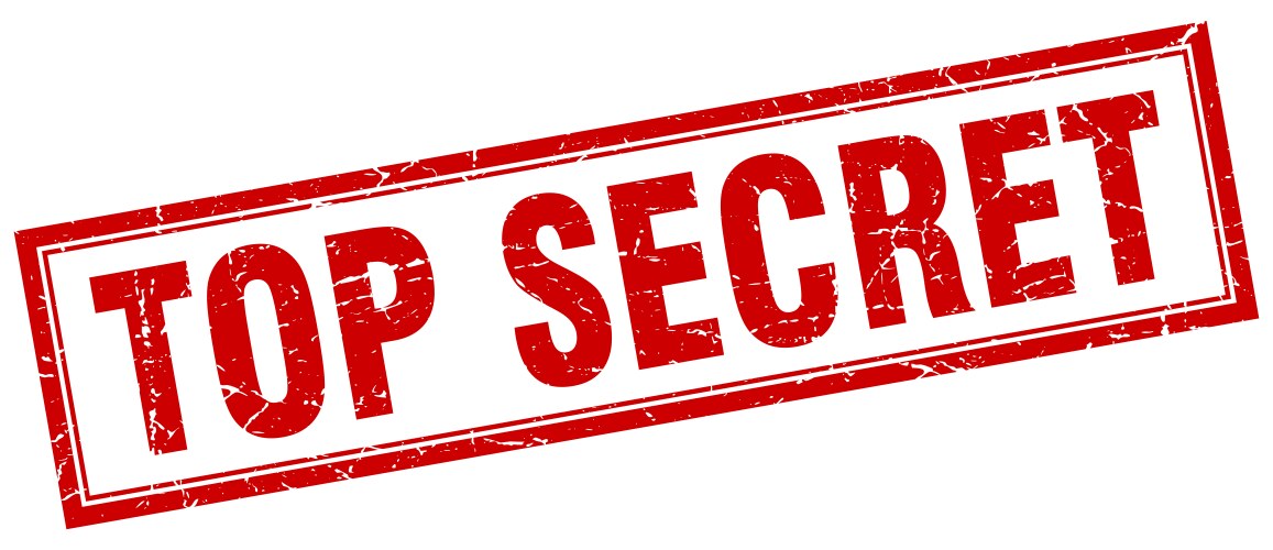 Secret project rubber stamp Royalty Free Vector Image