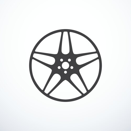 Alloy Wheel Silhouette Vector Images (over 1,000)