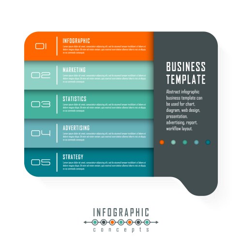 Infographic timeline template for chart diagram Vector Image