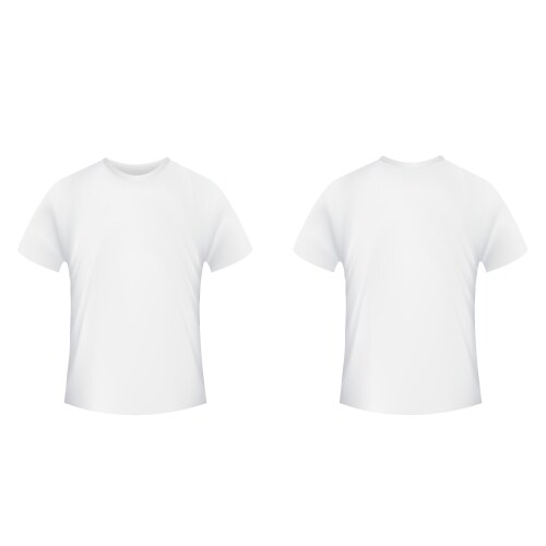 T-Shirt Template Front and Back Vector Images (over 16,000)