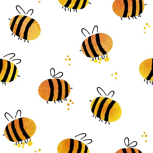 Watercolor Bumblebee Vector Images (over 150)