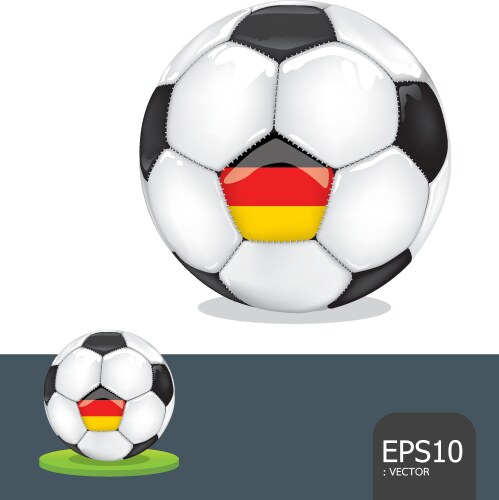 Euro soccer cup germany 2024 bright banners Vector Image