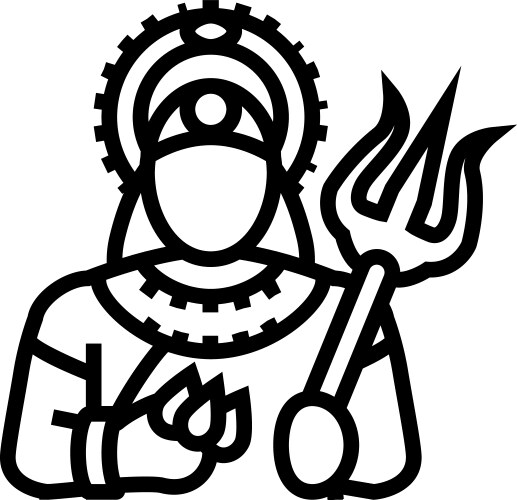 Durga Trishul Vector Images (74)