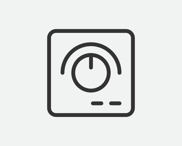 Light dimmer icon line trendy design electricity Vector Image