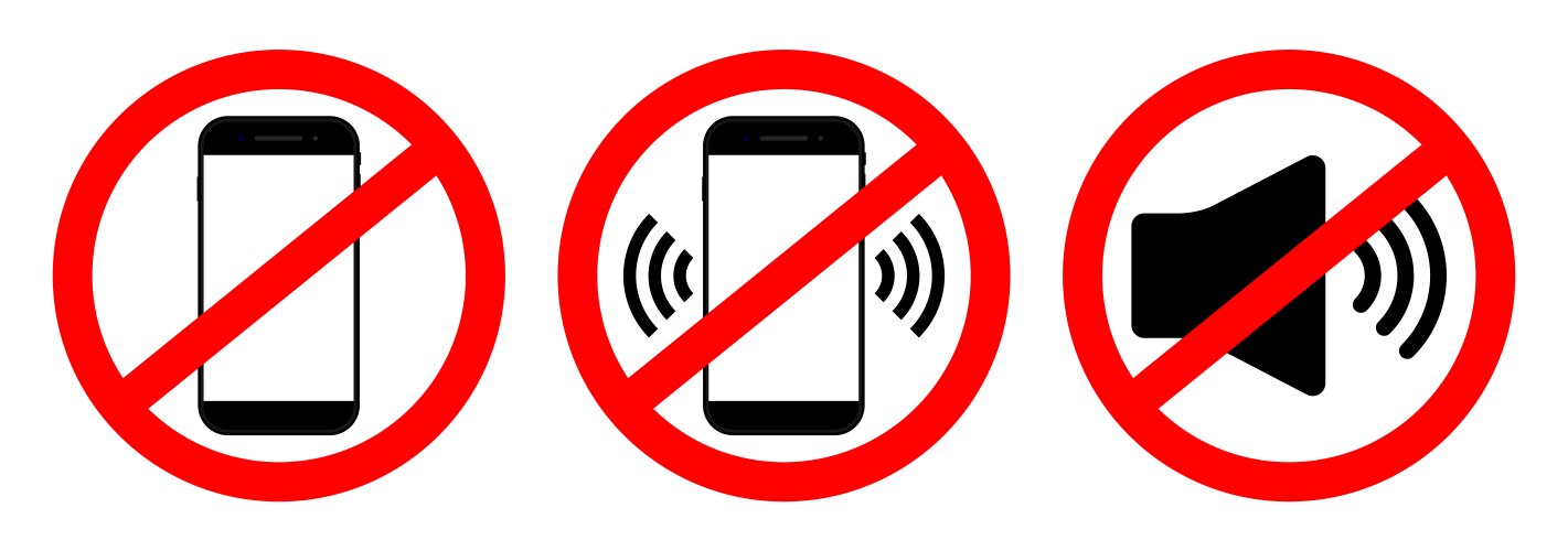 Phone icon telephone mobile and call symbols set Vector Image