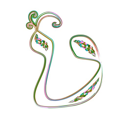 Gold hebrew letter - aleph Royalty Free Vector Image