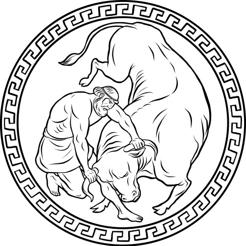 12 Labours Hercules Heracles Vector Images (38)