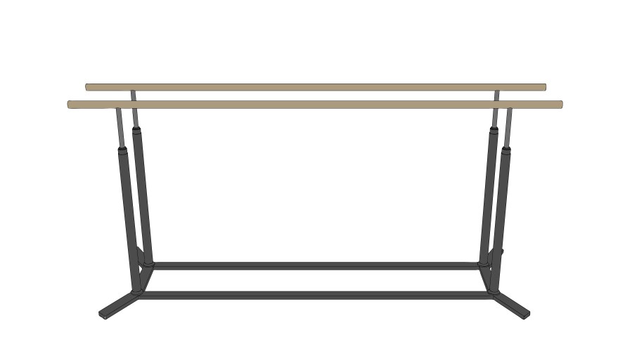 Parallel bars outline Royalty Free Vector Image
