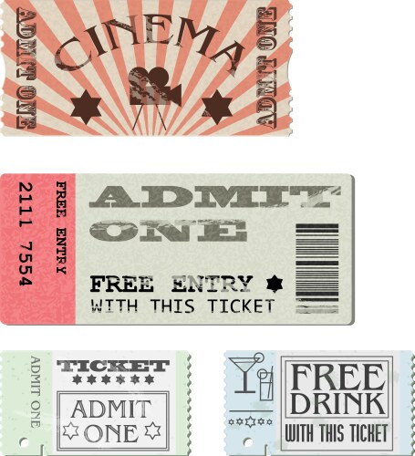Tickets Vector Images (over 140,000)