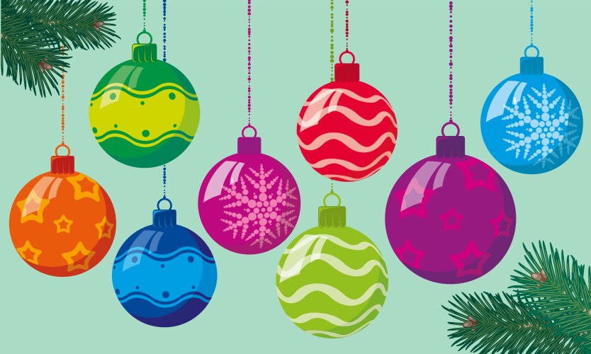 Ball Christmas Ornament Shape Vector Images (over 13,000)